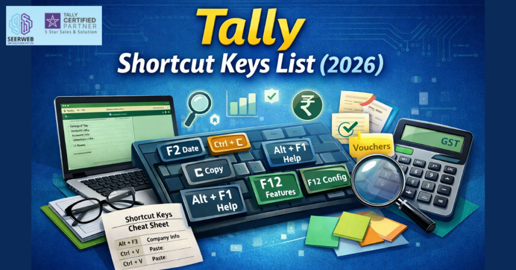 Tally Shortcut Keys List for Faster Accounting